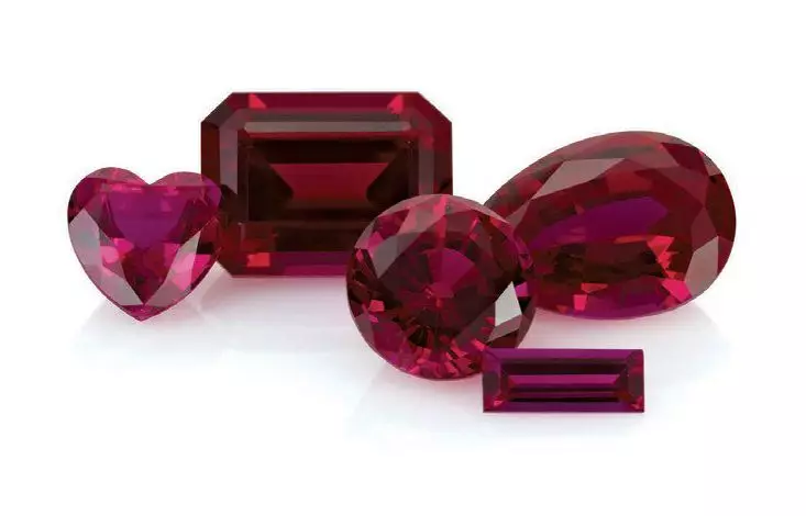 gemstones ruby ​​rubies
