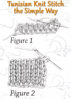 ຮຽນ​ຮູ້​ວິ​ທີ​ເຮັດ Tunisian Knit Stitch ໃນ​ວິ​ທີ​ທີ່​ຖືກ​ຕ້ອງ​ກັບ​ຫນ້າ​ຄໍາ​ແນະ​ນໍາ​ຟຣີ​ນີ້​ກ່ຽວ​ກັບ​ການ stitches Tunisian crochet​.