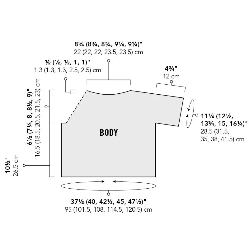 Lily Chinning Raglan sirlari: o'lchagich va grafik qog'oz 3843_2