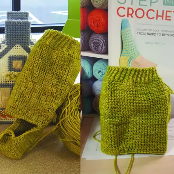 crochet جرابوں