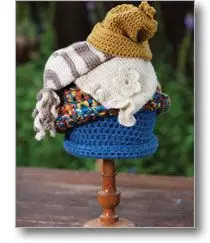 Goldilocks' Family of Hats Crochet Pattern.