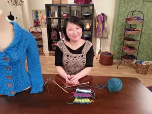 Preview Knitting Daily TV الحلقة 1113 - خلال سميكة ورقيقة 4285_5