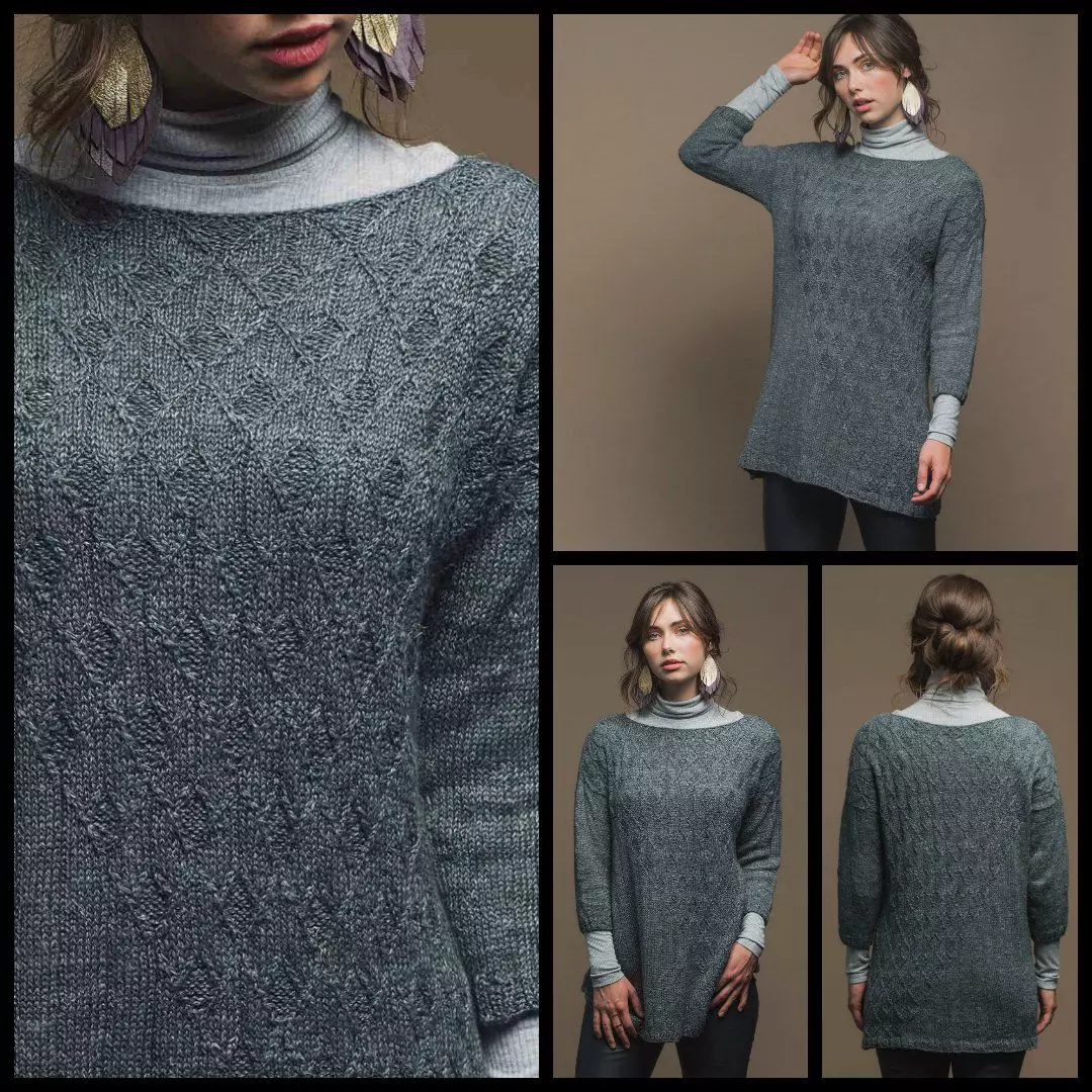 Arcetri Pullover nga Jennifer Wood nga Wool Studio Vol. V.