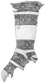 Stocking Arab dari Folk Socks oleh Nancy Bush