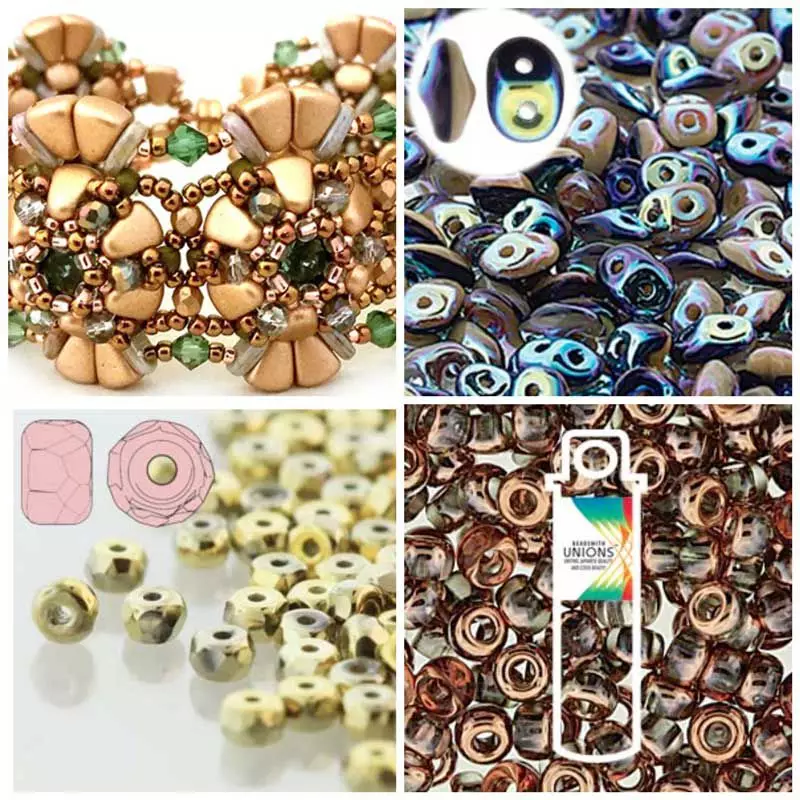 Pribor za izradu nakita i perli, zabavna otkrića i avanture s puta. BeadSmith perle - SuperDuo Duets, mikro fasetirani odstojnici i nove japanske perle sa češkim premazima.