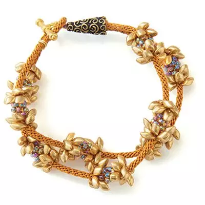 Beadweaving Midas Bracelet by Pru McRae