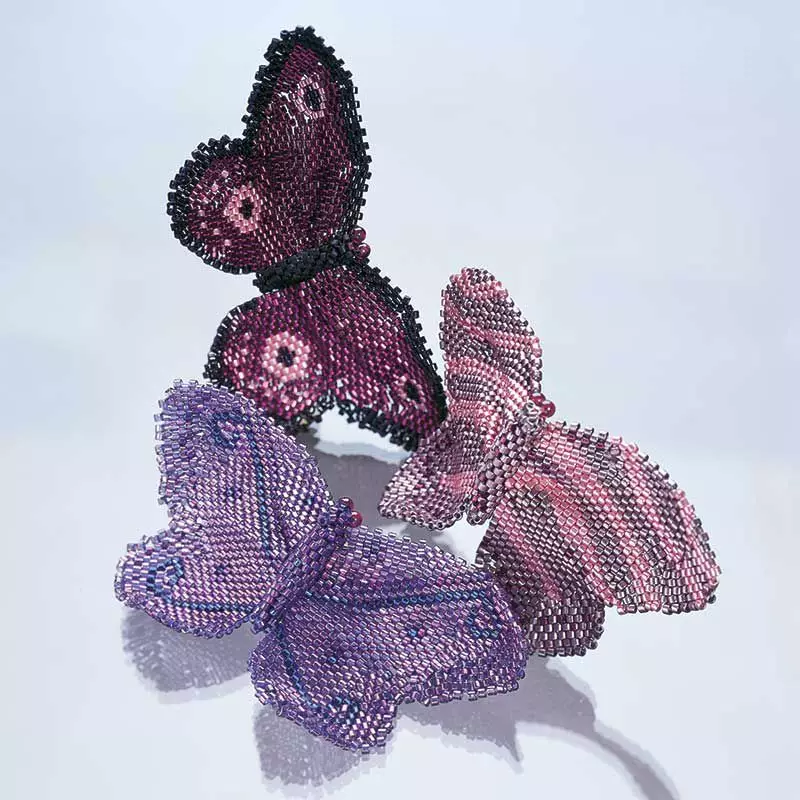 Деликатни пеперуди в свободна форма от Силвия Бекер