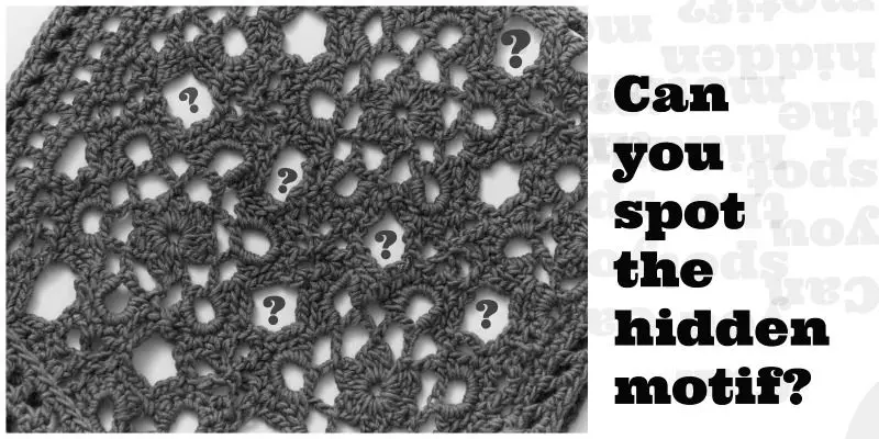 Kan du få øje på det skjulte motiv? …Utrolige sweatertricks med hæklede motiver!