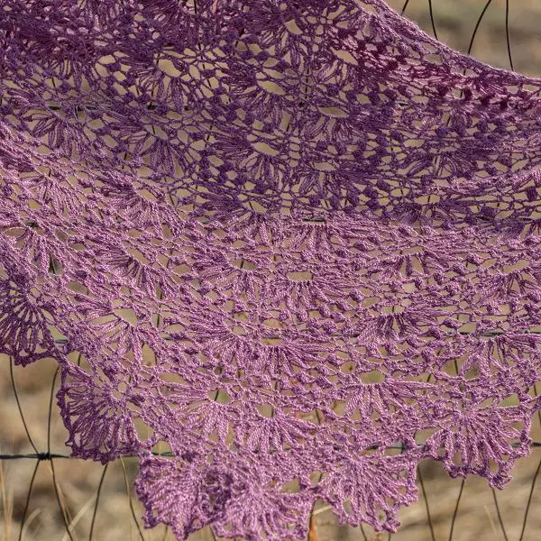 POW: The Water Lily Shawl