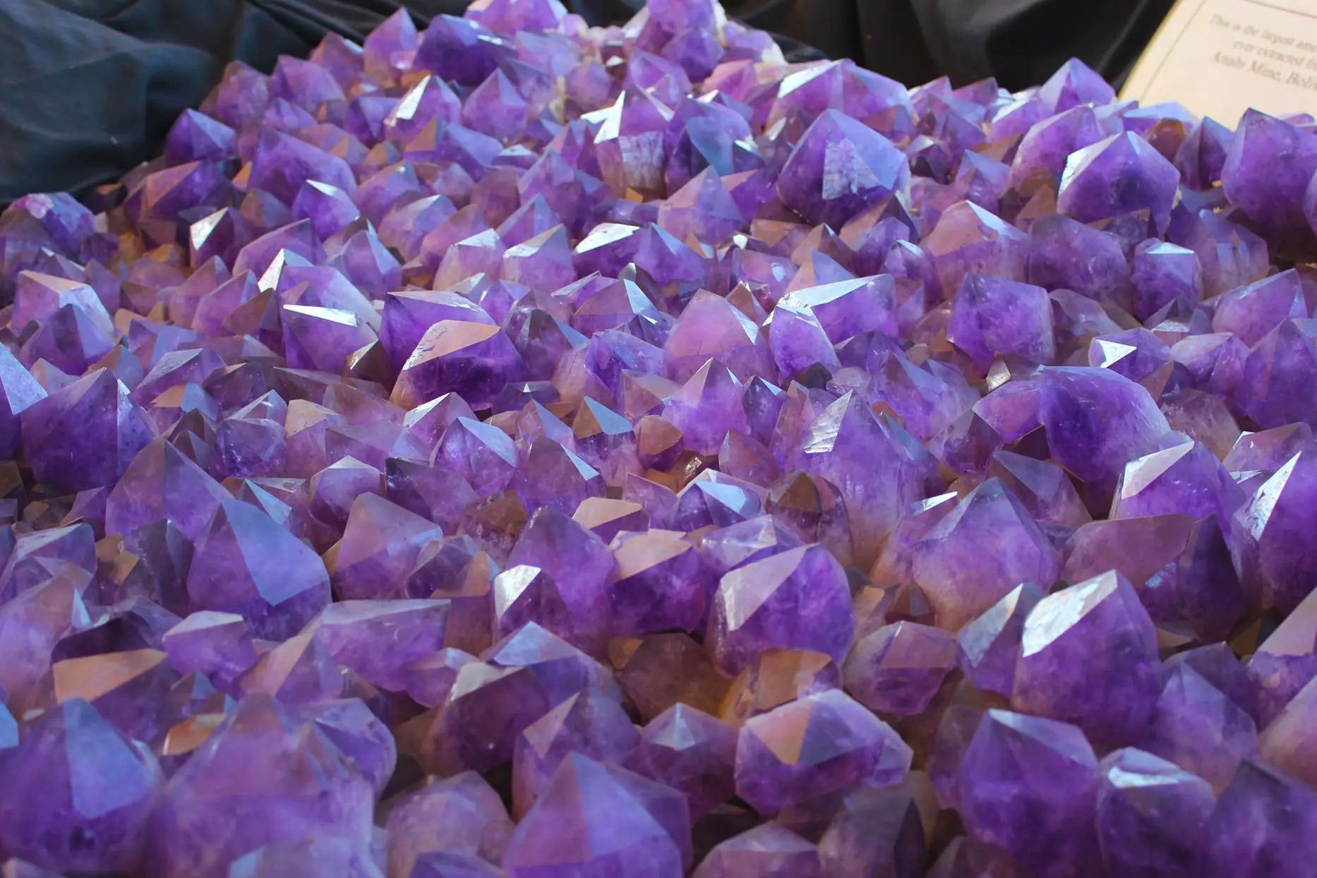 Amethystkristalle, Foto mit freundlicher Genehmigung von Visit Tucson.