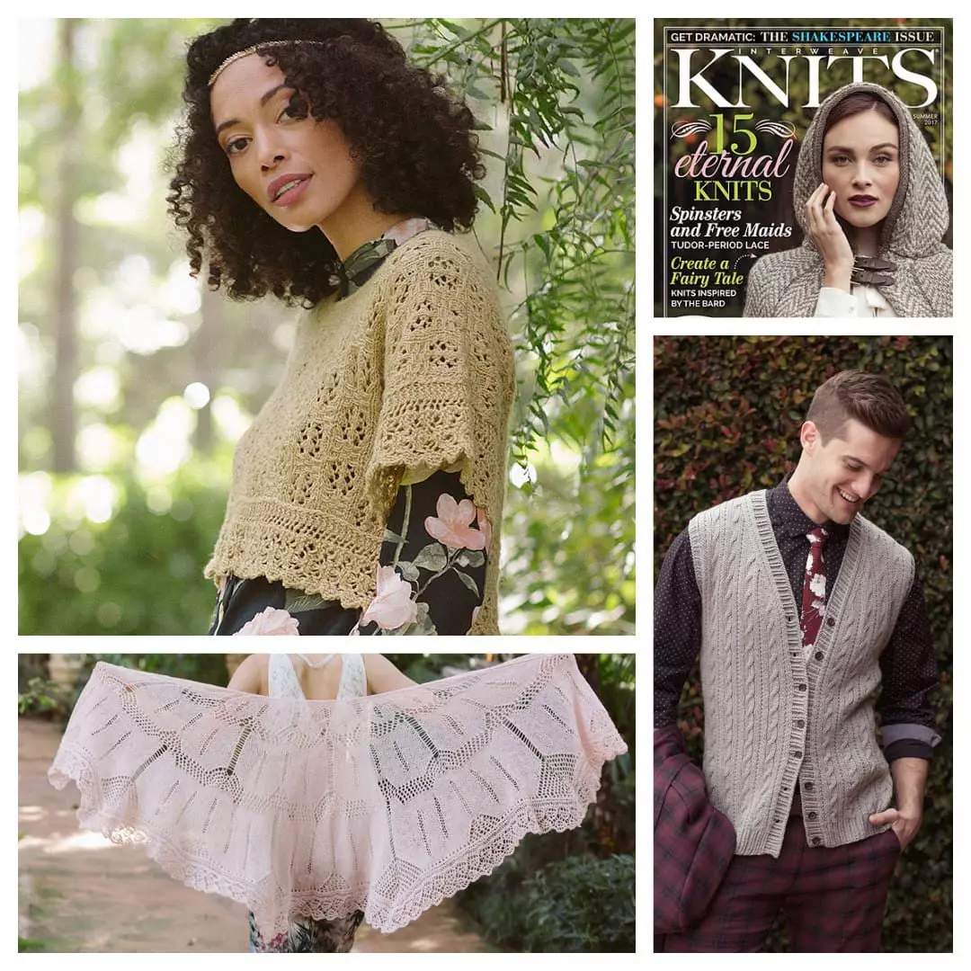 Collage of Interweave Knits Summer 2017