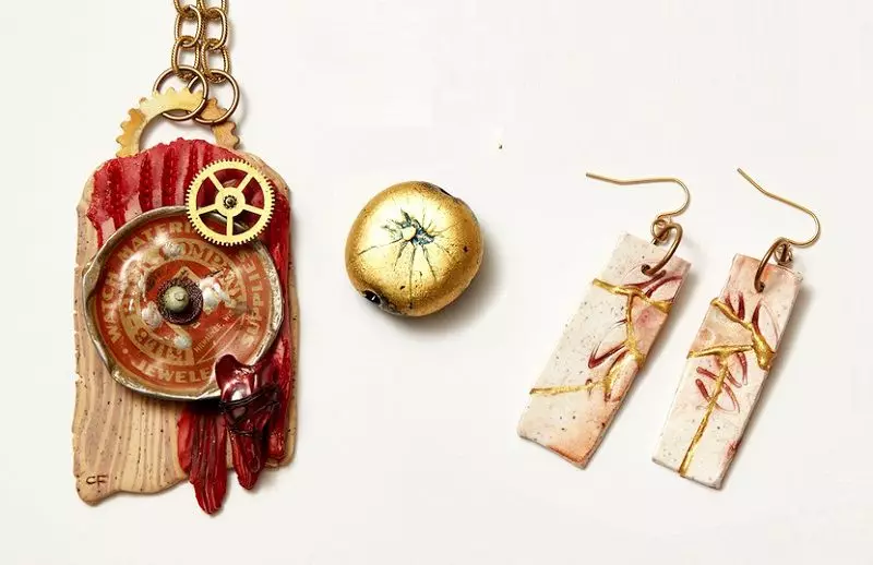 جواهرات سفالی پلیمری و هنر پیر شدن با ظرافت با کریستی فریسن