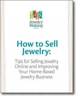 E-knjiga Kako prodati nakit je brezplačna na spletnem mestu Interweave in vsebuje nasvete za spletno prodajo nakita in izboljšanje vašega doma z nakitom.