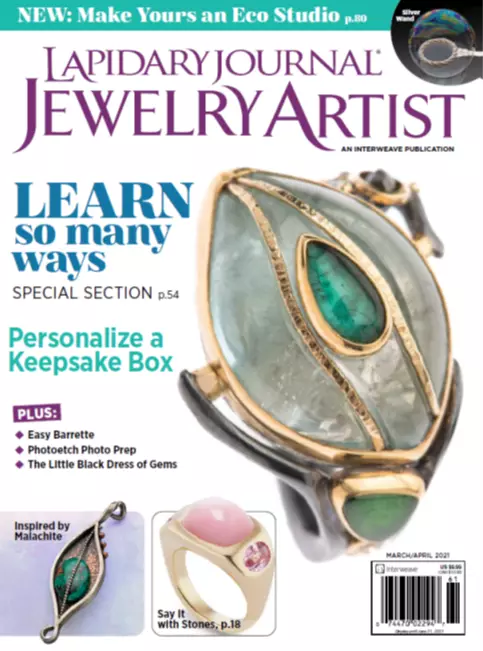 Gratis Flux Chart van de Lapidary Journal Jewelry Artist Education Issue
