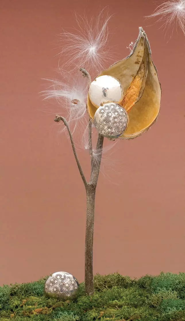 Čekićene srebrne perle Helen Driggs pojavile su se u izradi lemljenih nakita; foto: Jim Lawson
