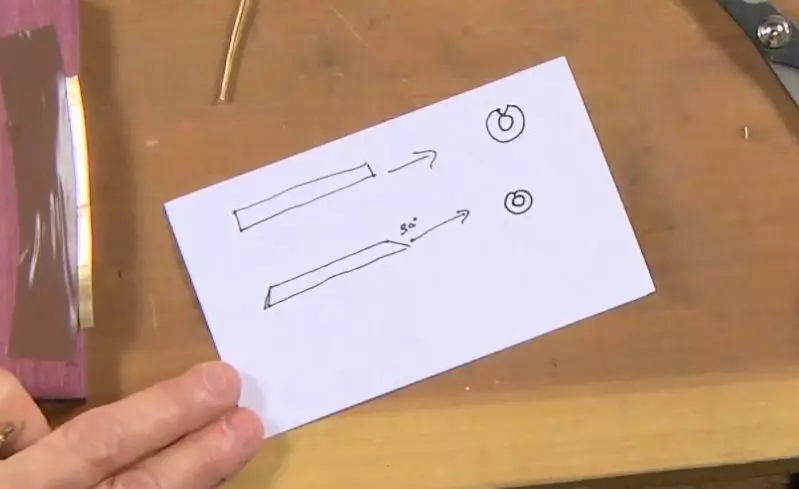 metallsmedtips: fil metallendene før forming for å hjelpe til med å lodde endene lukket