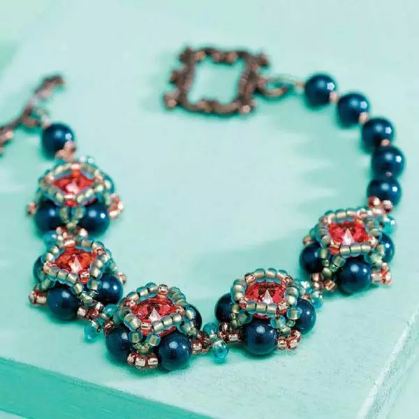 beaded bezels bluet