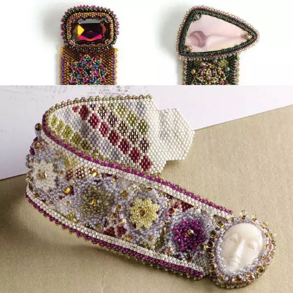 beaded bezels Kaleidoscope