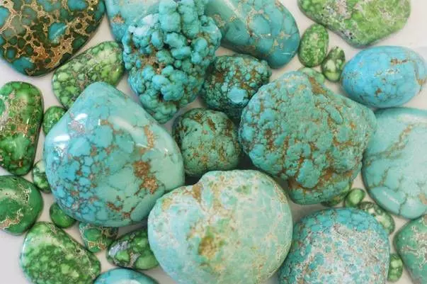 turquoise rough raw gemstones nuggets