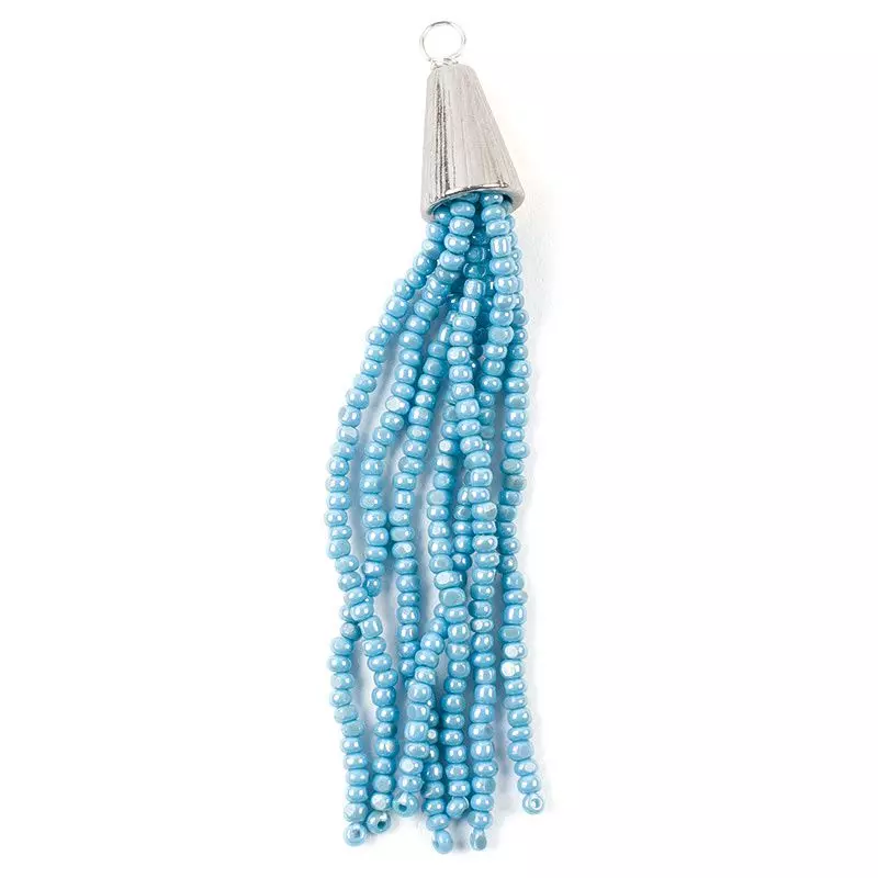 DIY Beaded Tassel၊ သင့်လက်ဝတ်ရတနာများ၊ အိမ်အလှဆင်ခြင်းနှင့် ပရိဘောဂပစ္စည်းများကို အလှဆင်ရန်အတွက် သင့်ကိုယ်ပိုင် ပန်းဖွားများကို ဖန်တီးပါ။